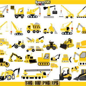 Construction Svg, Trucks Svg, Construction Bundle Svg, Digger Svg, Dump ...