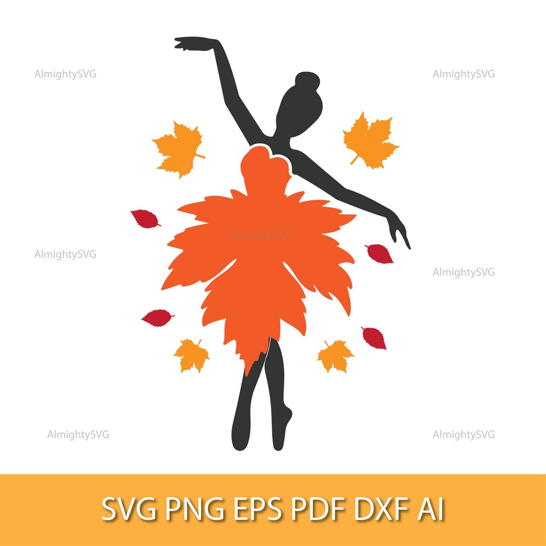 Fall Leaves Svg Fall Svg Fall Leaf Svg Woman SVG Fall Png - Etsy
