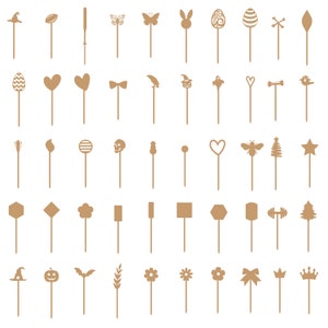 Food Stir Stick SVG, Stir Stick Bundle SVG, Cake Topper Svg, Stir Stick ...