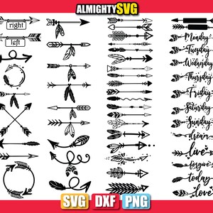 Arrow Svg, Arrow Bundle Svg, Arrow Vector, Arrow Clipart SVG DXF PNG ...