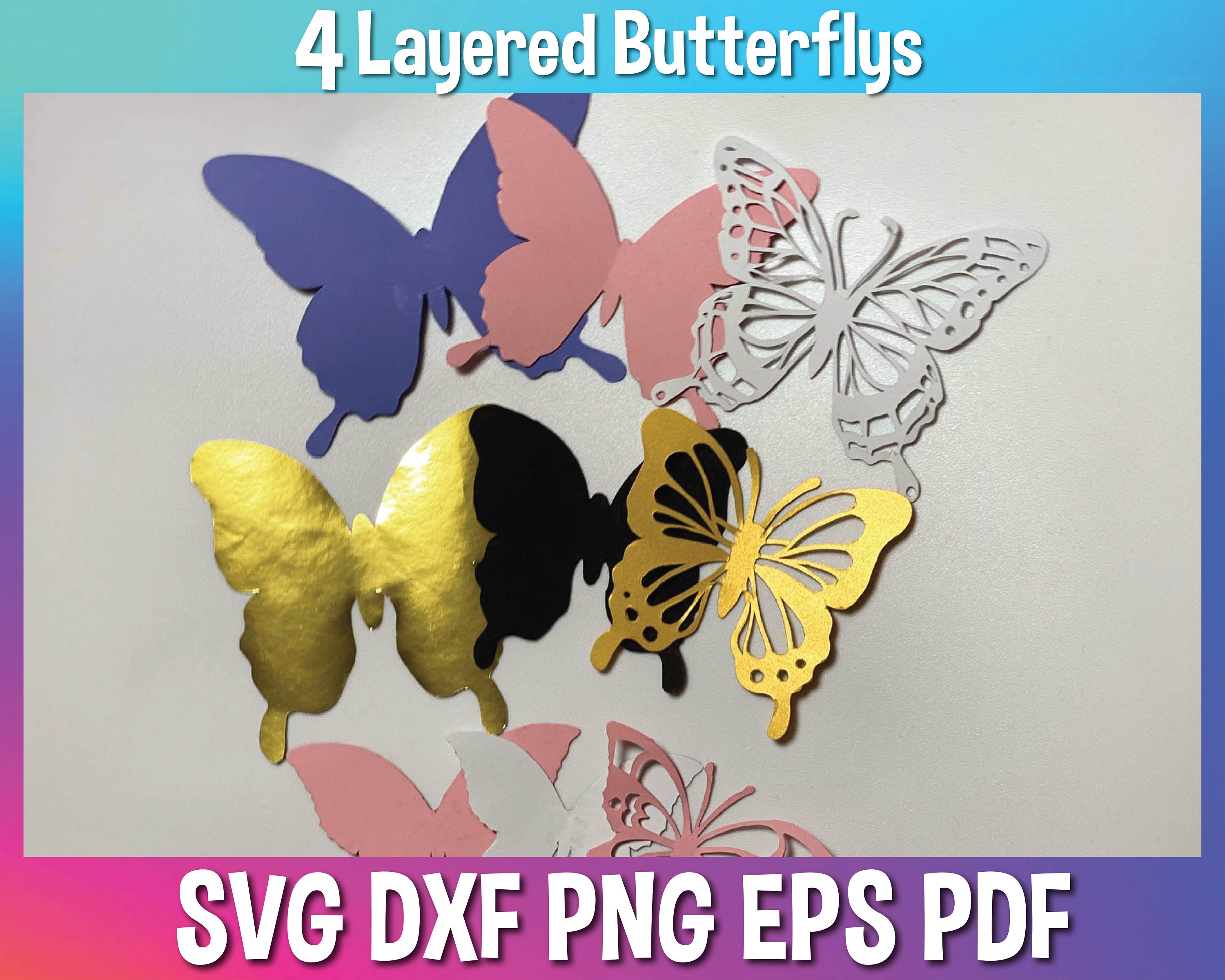 Butterfly SVG 3D Butterfly Svg Butterfly Bundle Svg - Etsy Canada