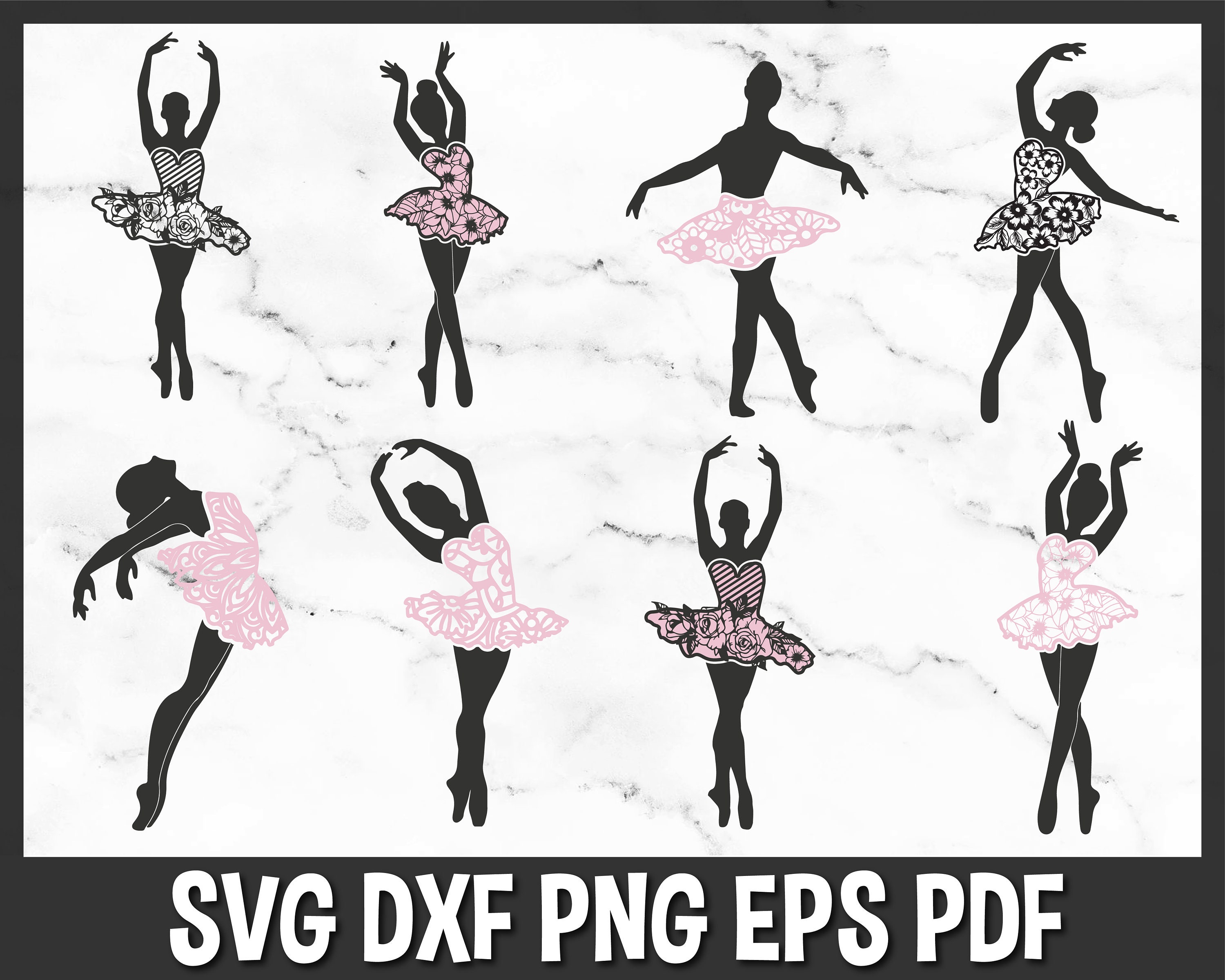 BALLET SVG Bundle / Ballerina Svg / Ballet Shoes Svg / - Etsy Canada