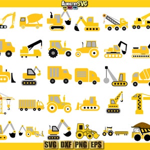 Construction Svg, Trucks Svg, Construction Bundle Svg, Digger Svg, Dump ...