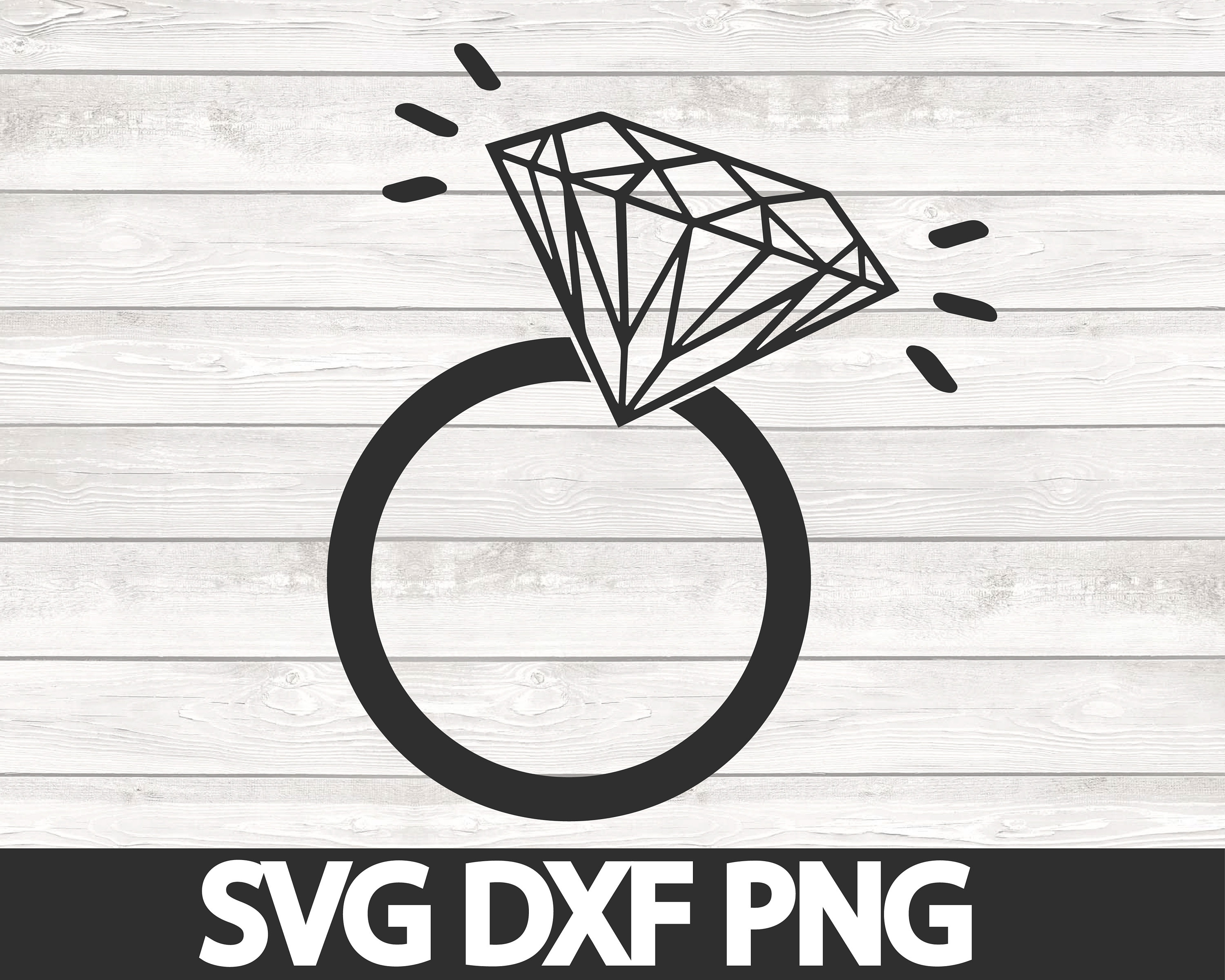 Wedding Svg Diamond Engagement Ring Svg Diamond Ring Svg - Etsy