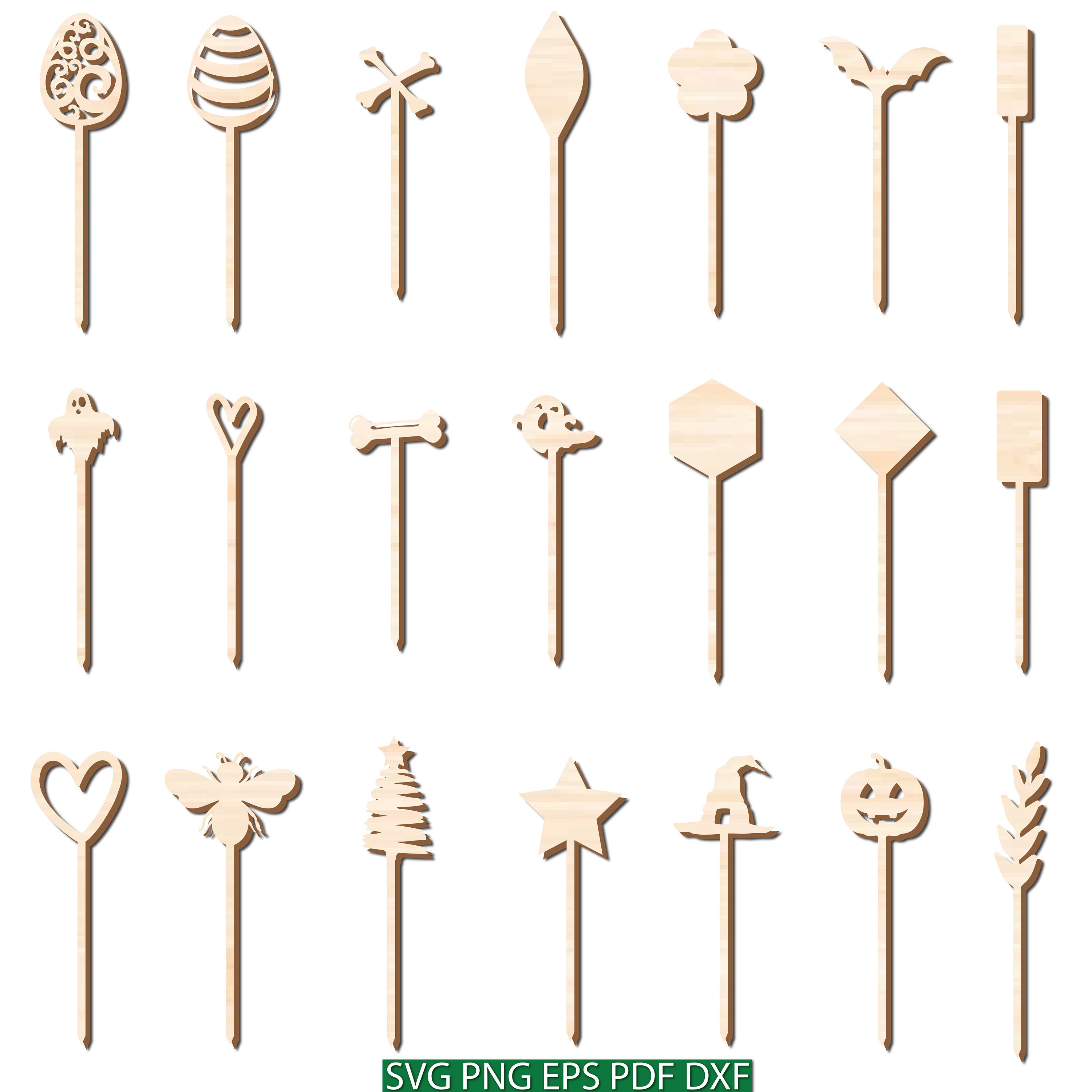 Food Stir Stick SVG, Stir Stick Bundle SVG, Cake Topper Svg, Stir Stick ...