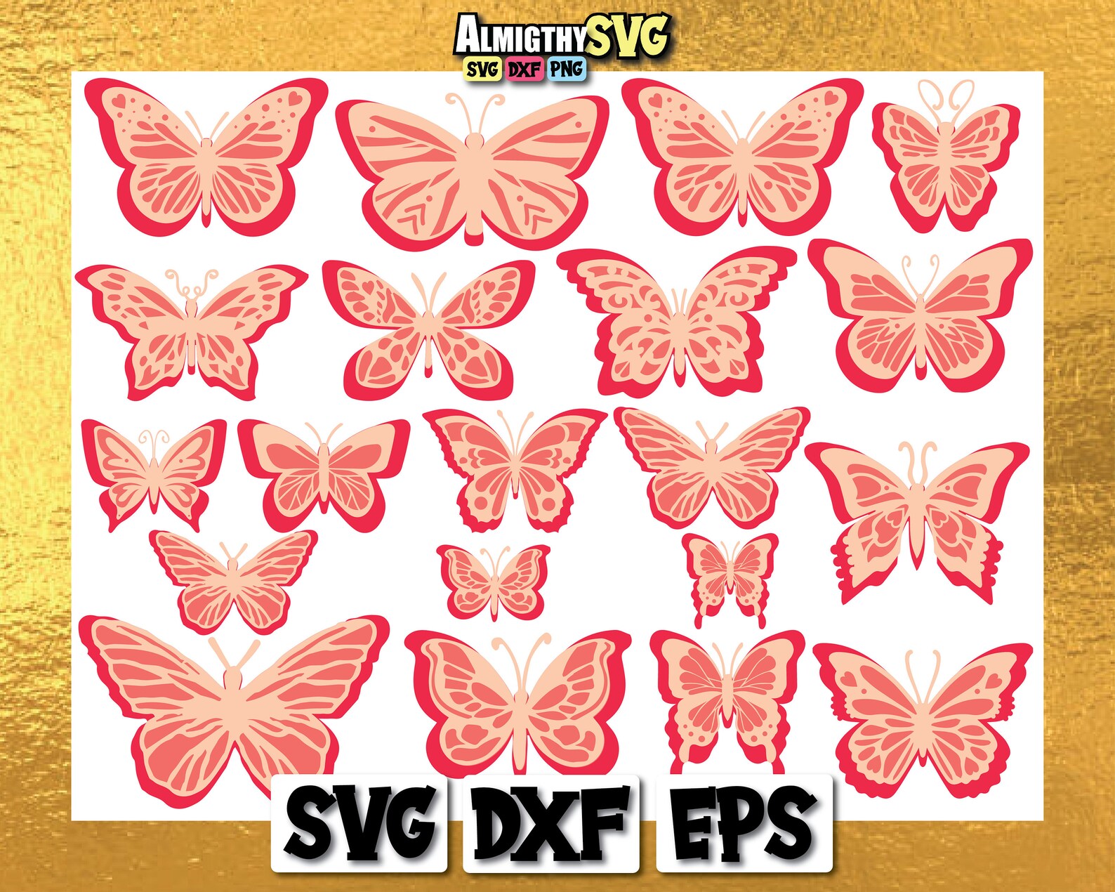 Butterfly SVG 3D Butterfly Svg Butterfly Bundle Svg | Etsy