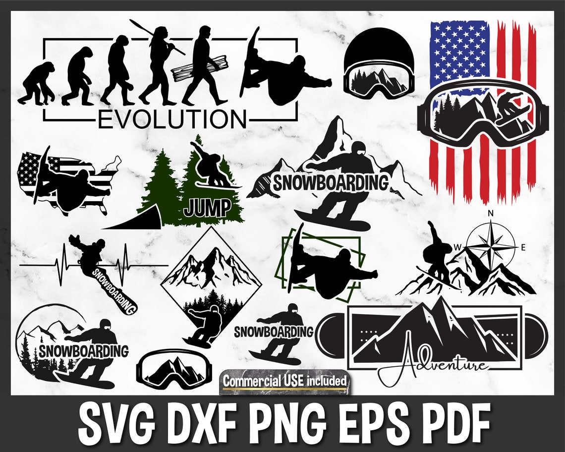 Snowboarding SVG Snowboard SVG Snowboarding Glasses Svg - Etsy