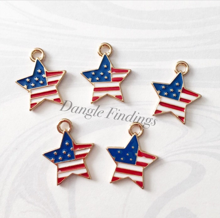 Flag Charms - Etsy