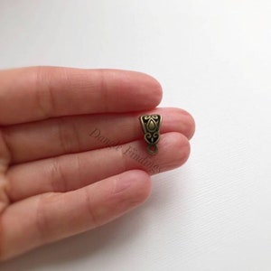 20 Fancy Bails, Slide, Bronze, DIY Findings, Pendant, Necklace ...