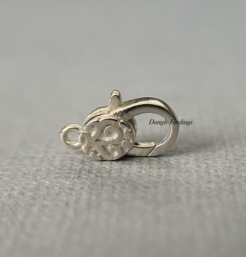 Elegant Sterling Silver Lobster Clasp for DIY Bracelets and Necklaces ...