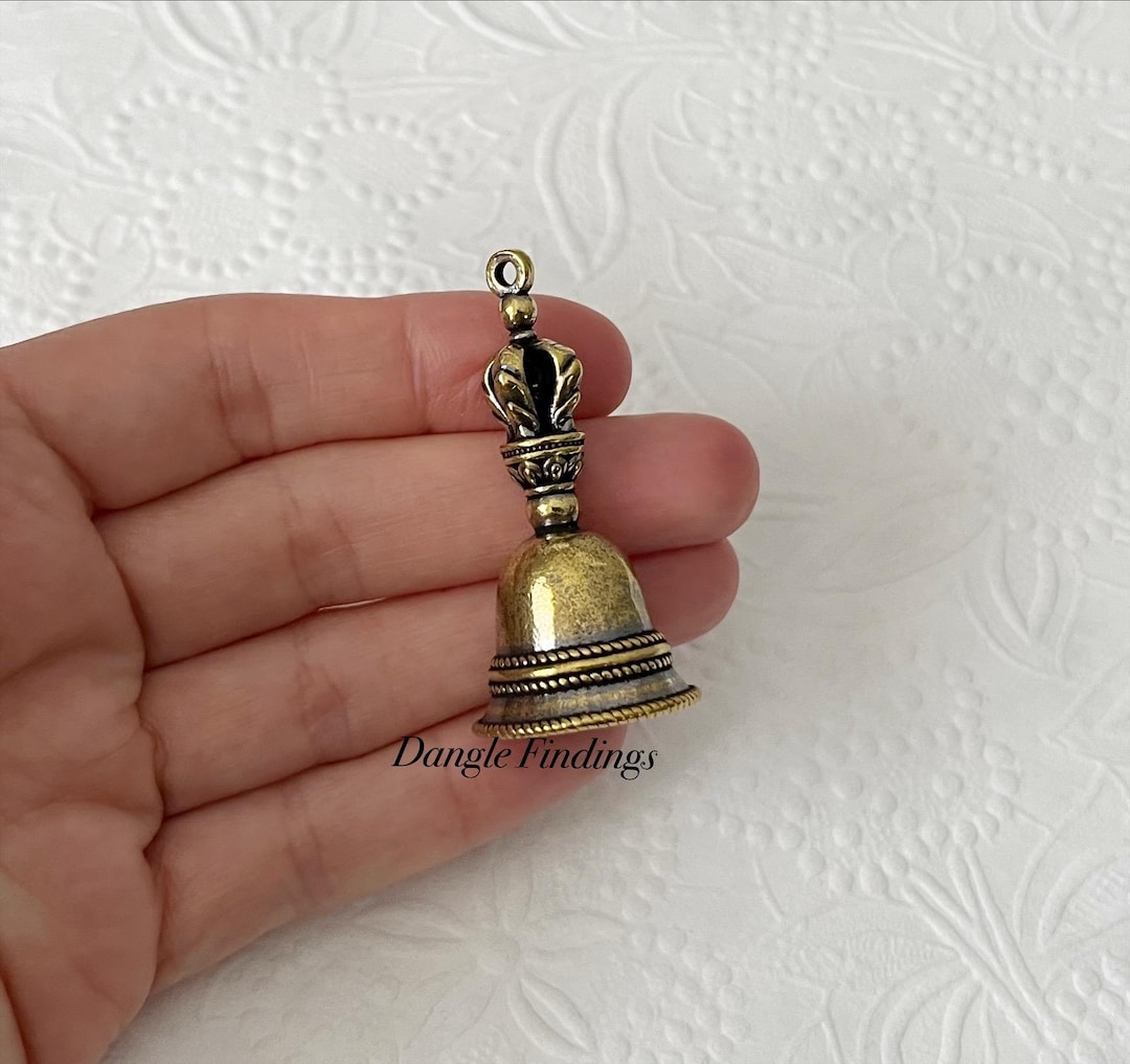 Bell Pendant, Brass, Large, Ringing, Christmas, Wedding, Church ...