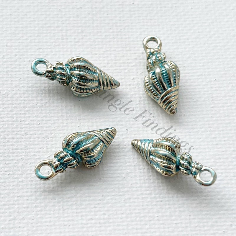 Seashell Charms - Etsy
