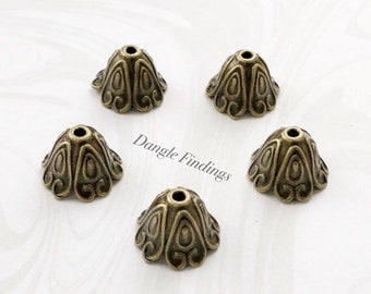 Fancy Bead Caps | Etsy