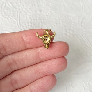 Bull Charm Necklace Bracelet Head Cattle Animal Jewelry - Etsy