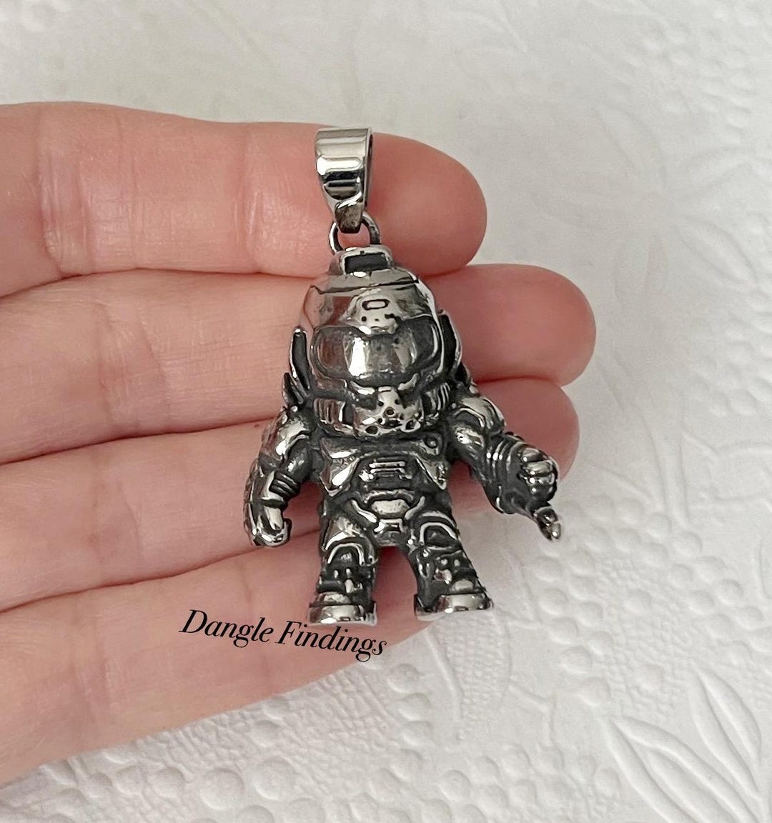 Astronaut Pendant, Stainless, Cool, Spaceman, Traveler, Necklace, Men’s ...