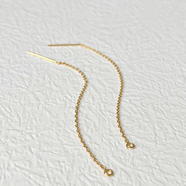 Ear Thread Earrings - Etsy