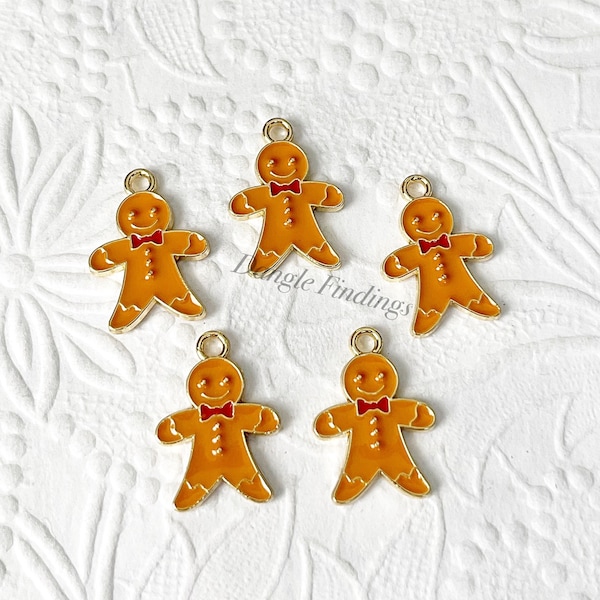 Gingerbread Charms - Etsy