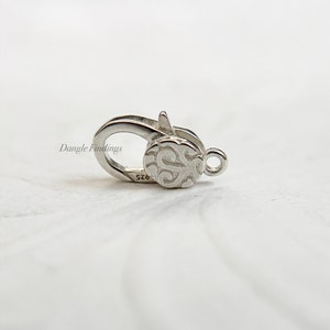 Elegant Sterling Silver Lobster Clasp for DIY Bracelets and Necklaces ...