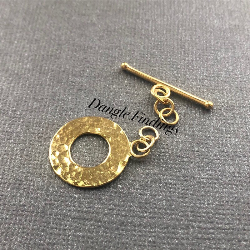 Hammered Toggle Clasp - Etsy