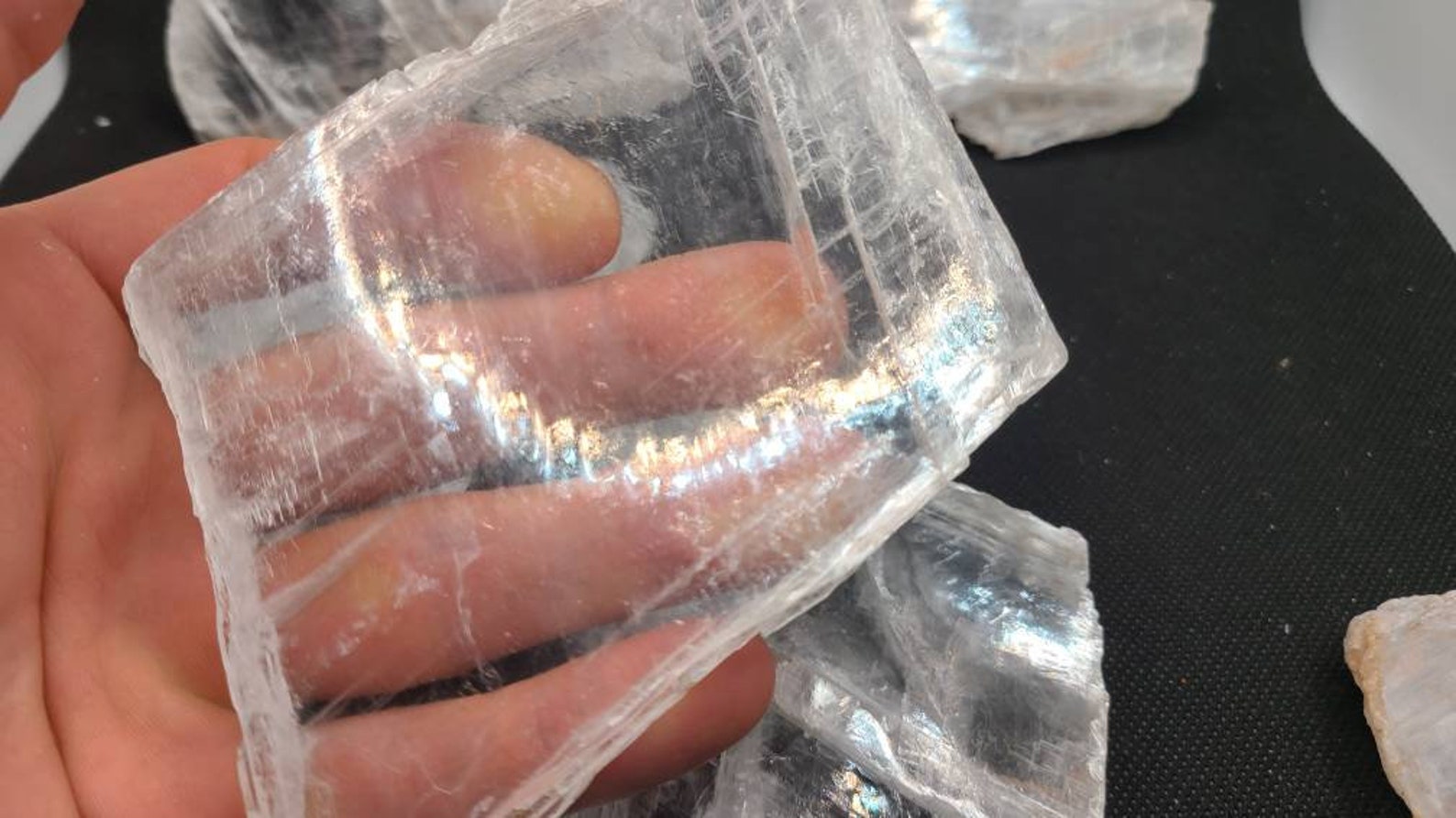 Large Raw Selenite Plate True Selenite Charging Plates Utah - Etsy