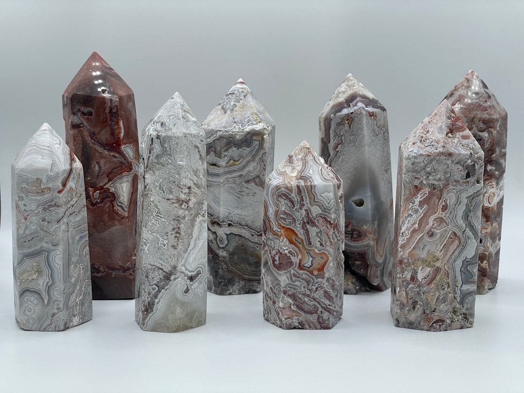 Crazy Lace Agate Tower Laguna Lace Tower Mexican Lace - Etsy