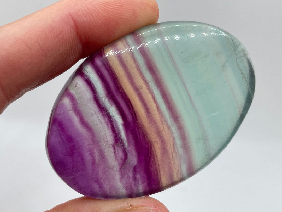 Candy Fluorite Palm Stone || Fluorite Palm Stone || Candy Fluorite ...