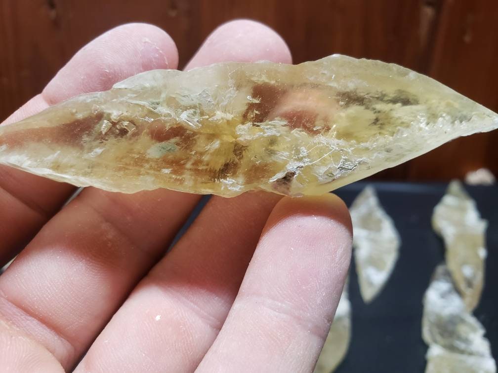 Raw Yellow Selenite Wands Solar Plexus Selenite Utah - Etsy UK