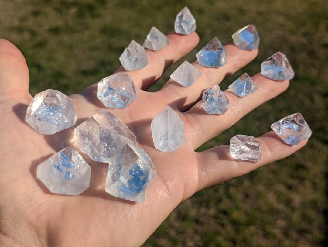 Raw Apophyllite Points || Pick Your Size || Indian Zeolite Crystal ...