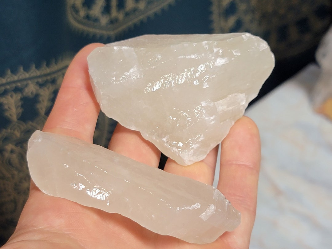 Large White Calcite Crystal | White Calcite Stone | Raw White Calcite ...