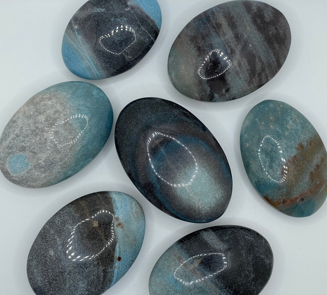 Trollite Palm Stone || Trollite Crystal Palm Stone || Polished Trollite ...