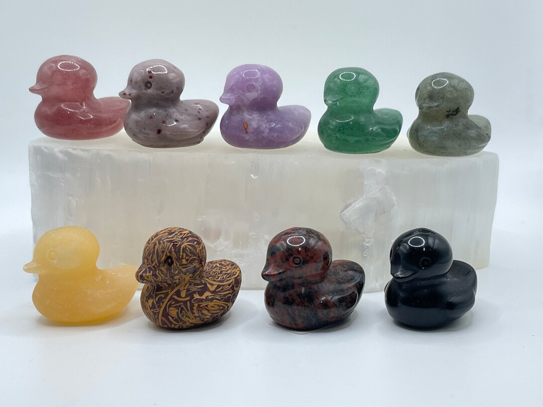 Crystal Duck Carving || Mini Crystal Duck || Carved Crystal Duck ...