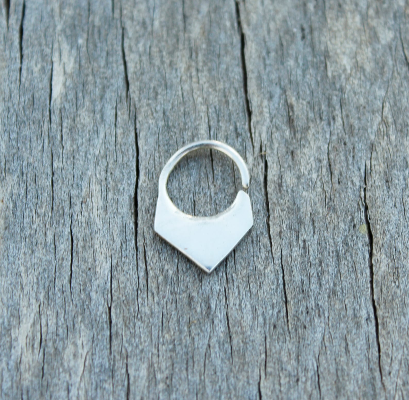 Septum Ring Tribal Septum Sterling Silver Septum Unisex Septum - Etsy