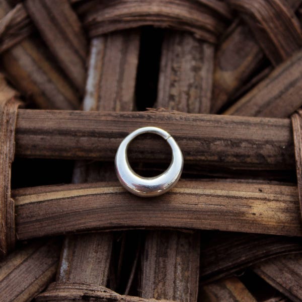 Silver Septum Ring - Etsy