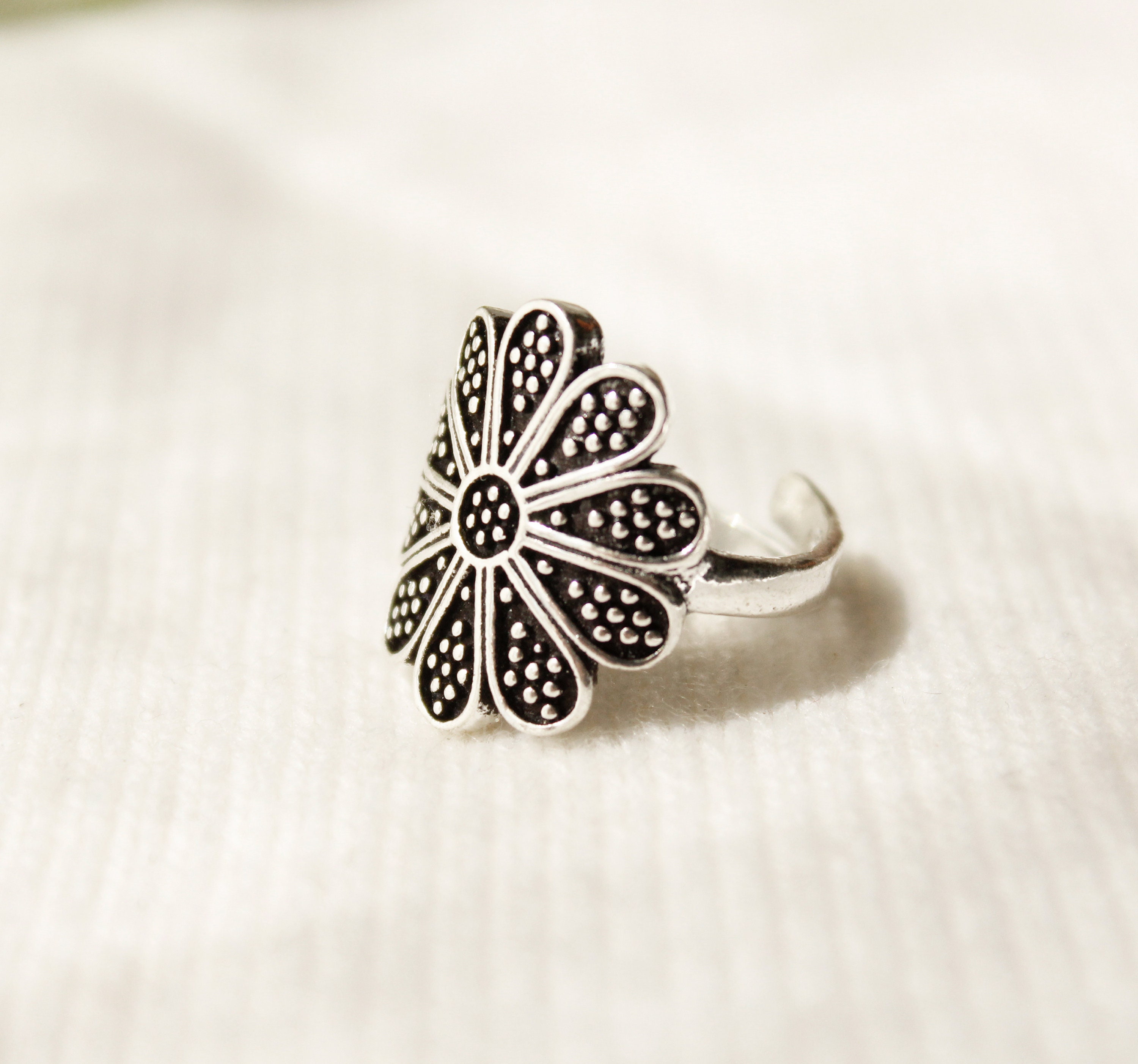 Ethnic Ring Tribal Rings Cute Flower Ring Ethnic Jewelry | Etsy