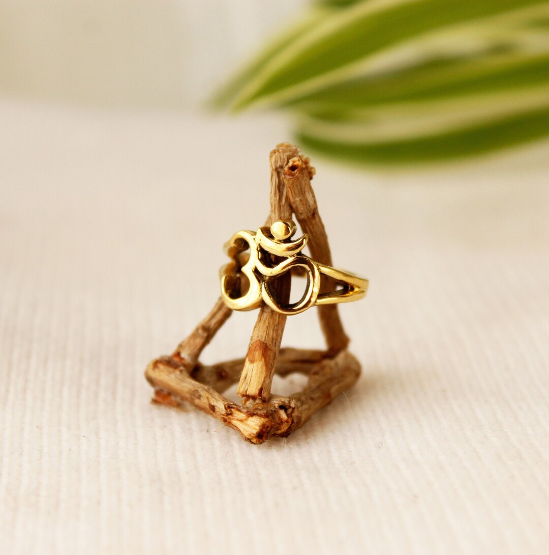 Om Ring Om Jewelry Ohm Ring Ohm Jewelry Meditation Rings Ohm Symbol ...
