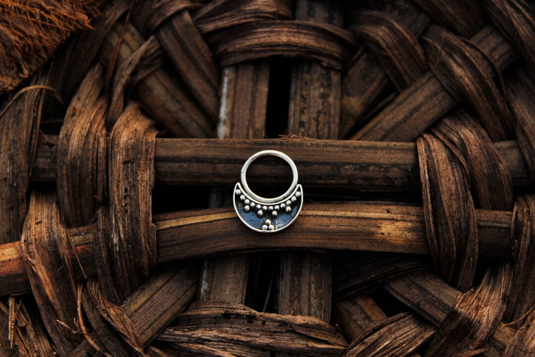 Tribal Septum Ring Ethnic Septum for Men Septum Silver Septum Jewelry ...