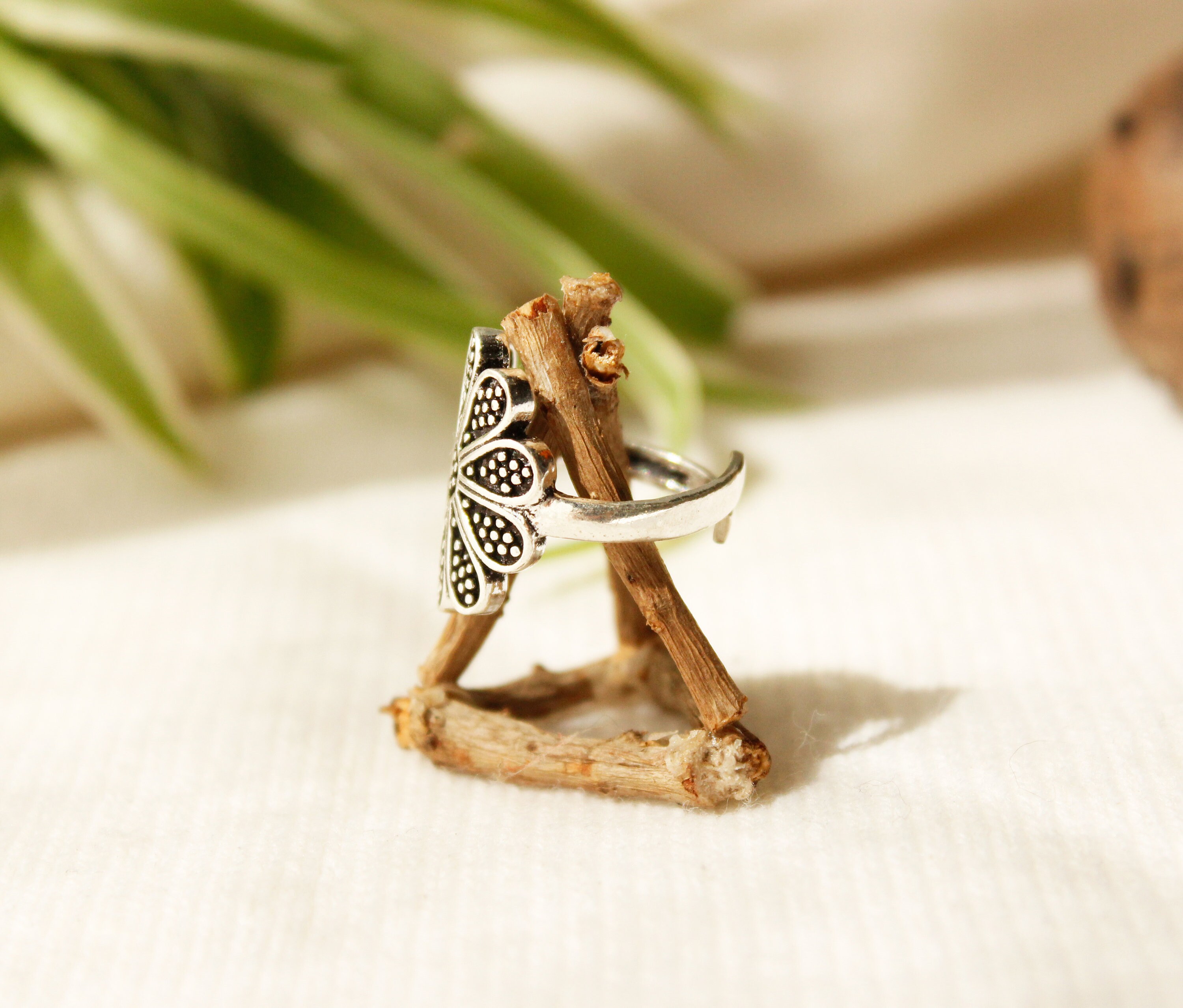 Ethnic Ring Tribal Rings Cute Flower Ring Ethnic Jewelry | Etsy