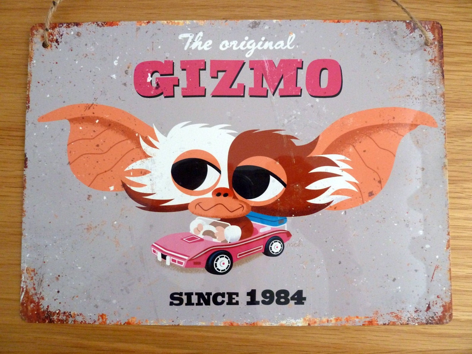 Gizmo Metal Sign 28x20cm Gremlins - Etsy