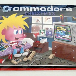 COMMODORE CHRISTMAS Christmas Card - Commodore 64 VIC 20 Fan Art - Etsy