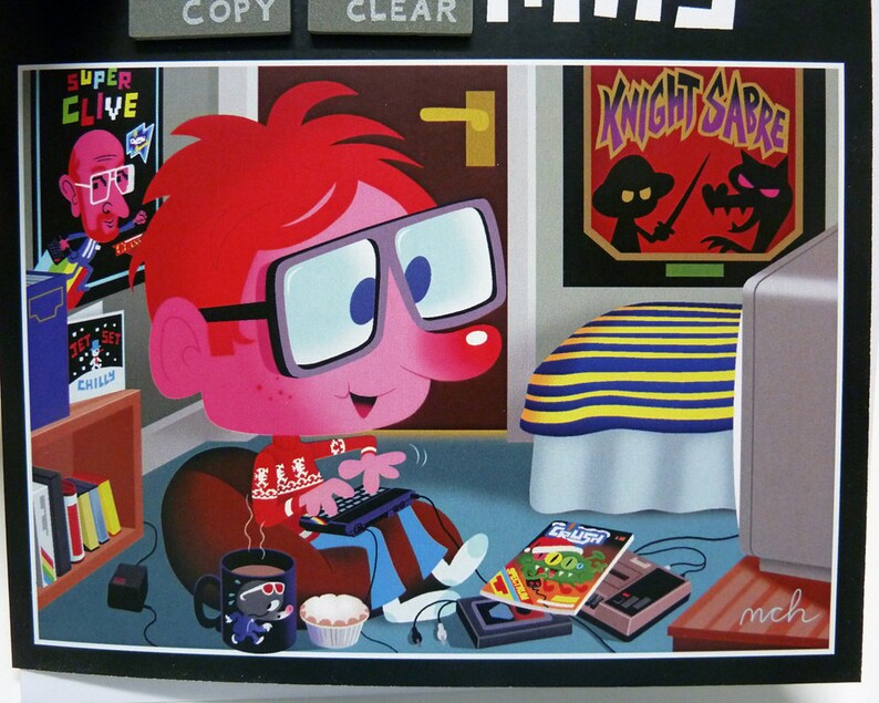 MERRY ZXMAS Christmas Card Sinclair ZX Spectrum Fan Art - Etsy UK