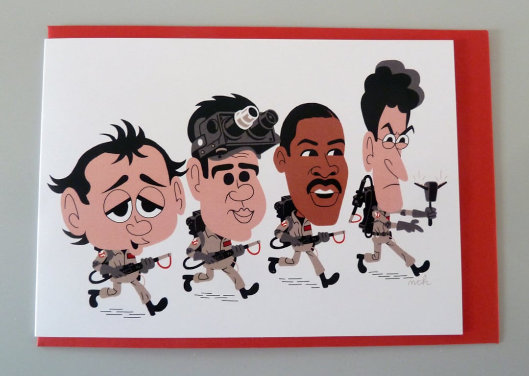 Ghostbusters Greetings Card - Etsy