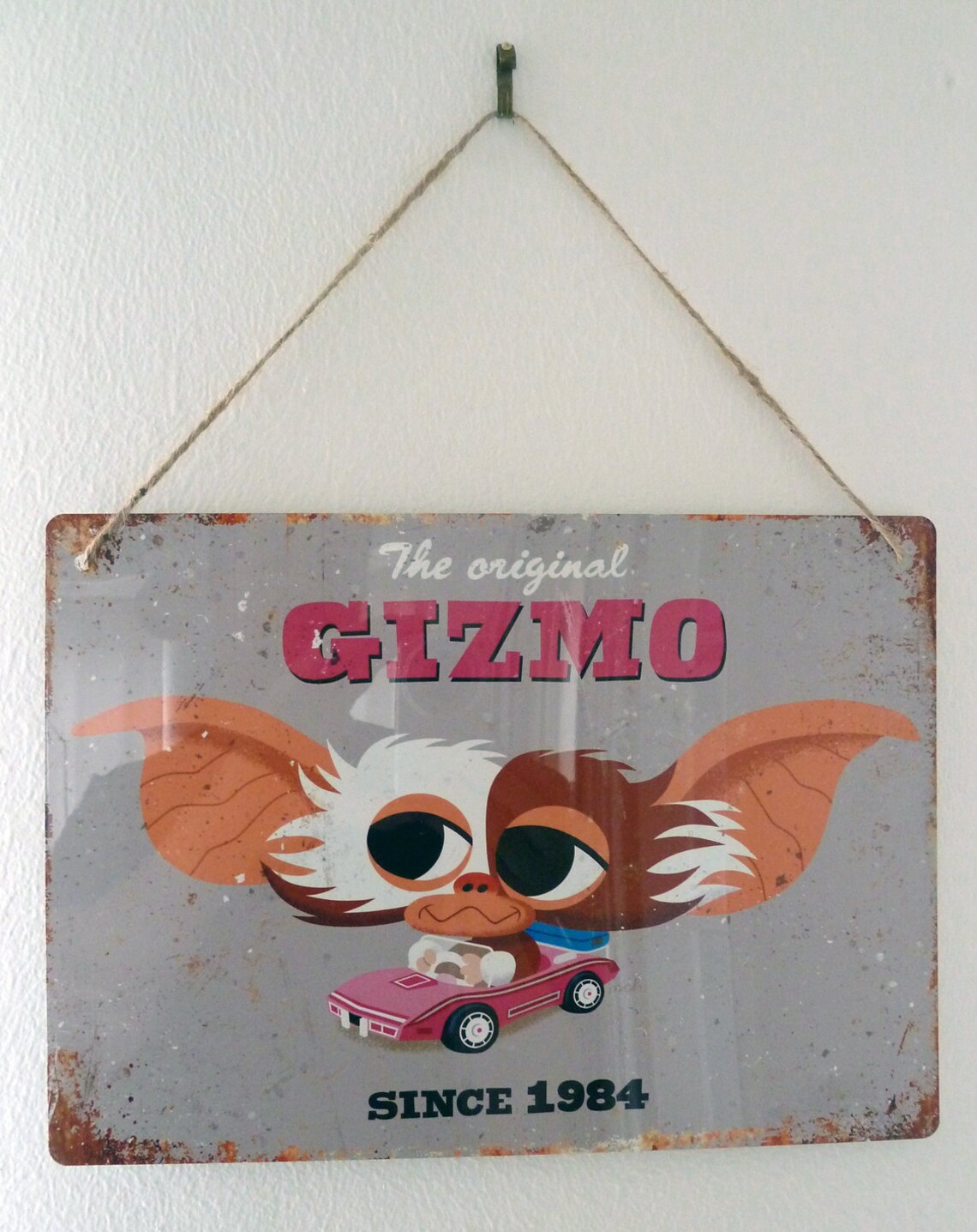 Gizmo Metal Sign 28x20cm Gremlins - Etsy