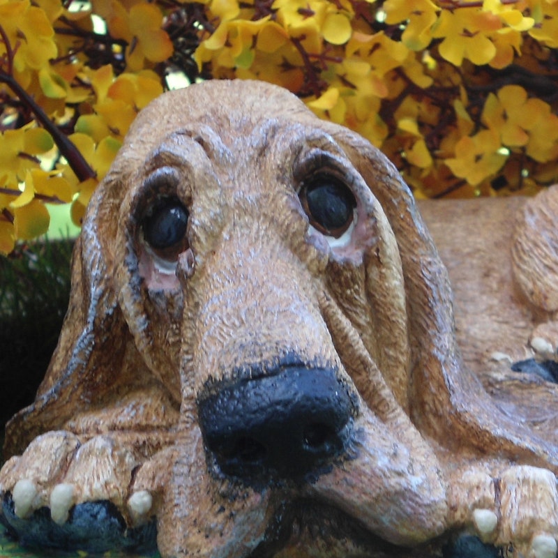 Bloodhound Statue - Etsy