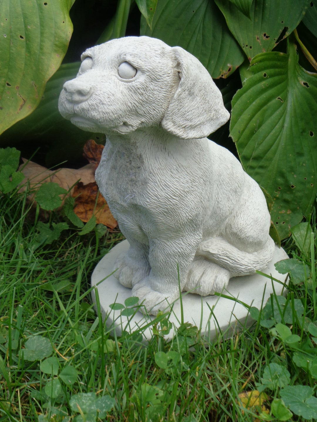 Beagle Dog Concrete Statue Figurine,waterproof Sealed and Ready to Ship ...