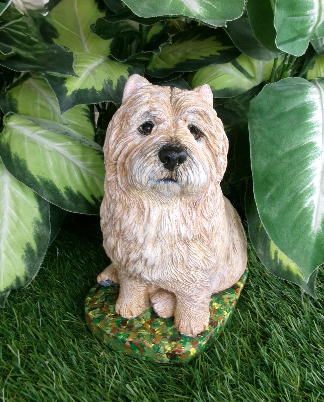 Cairn Concrete Statue Mini-me Painted( per Your Photos) Indoor Home ...