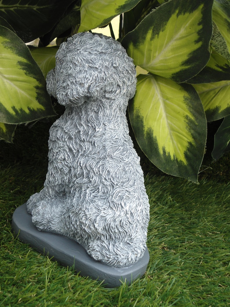 Labradoodle Cockapoo Concrete Dog Statues Home and Garden Decor Doodle ...
