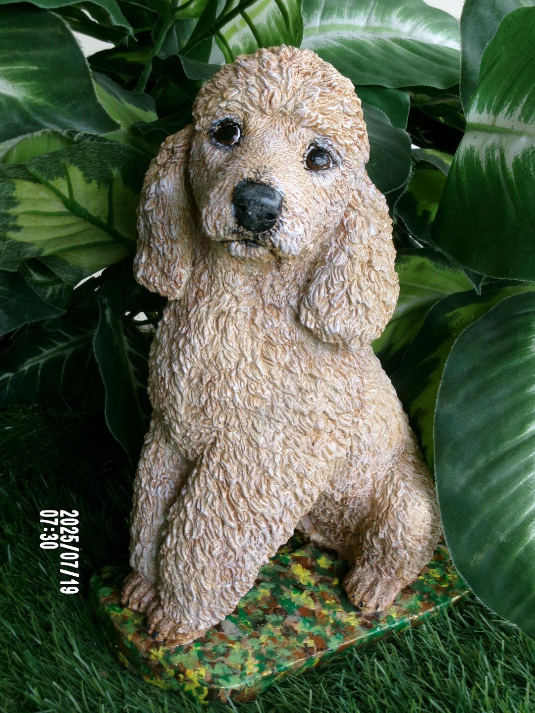 Poodle Concrete Statue Custom Mini-me Painted (per Your Photos) Garden ...