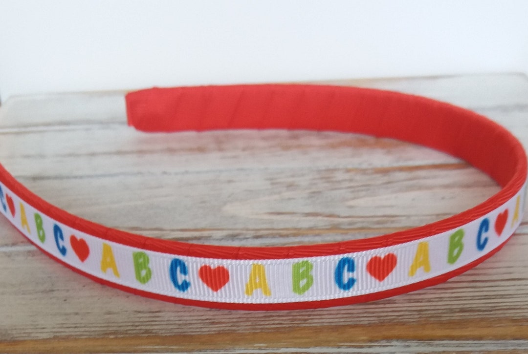 Back to School Headband, ABC Headband, First Day of School Headband ...