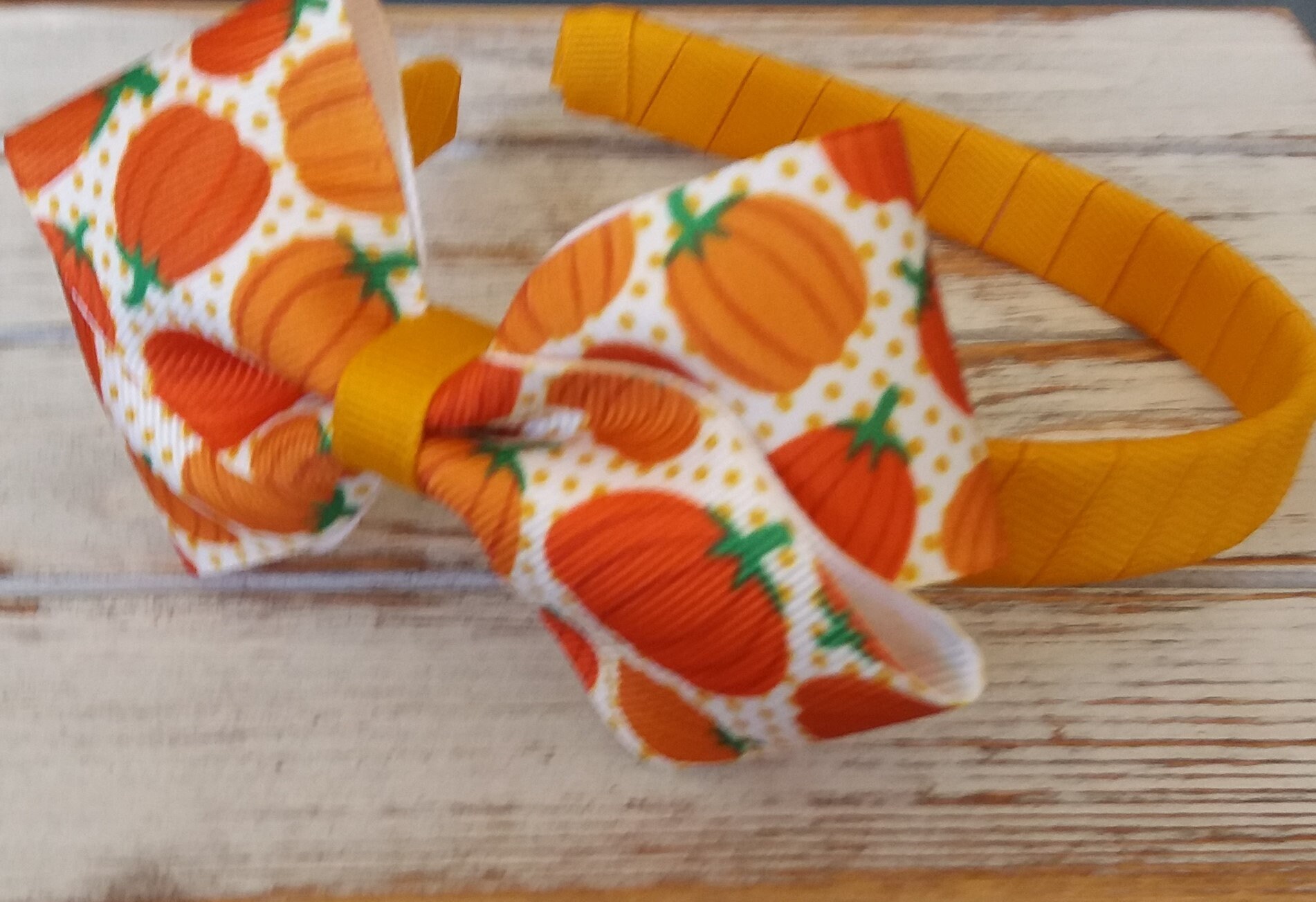 Pumpkin Headband Thanksgiving Headband Fall Headband Big Girl Headbands ...