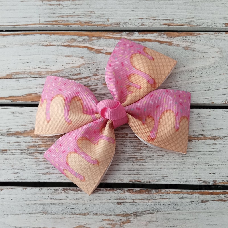 Ice Cream Hair Bow - Etsy